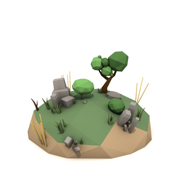 Simple island 3D model - TurboSquid 1356297