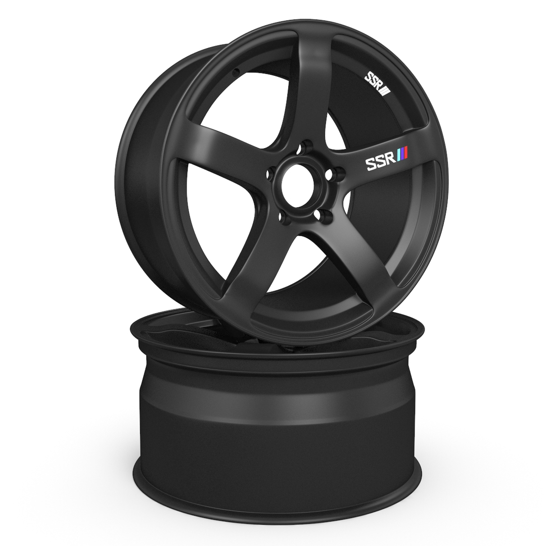 3d Model Rims Ssr Matte Black