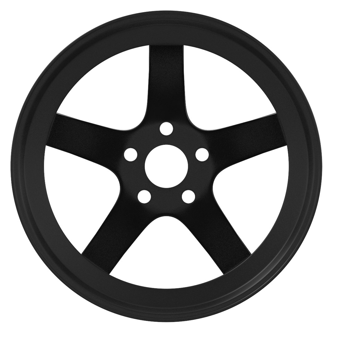 3d Model Rims Ssr Matte Black