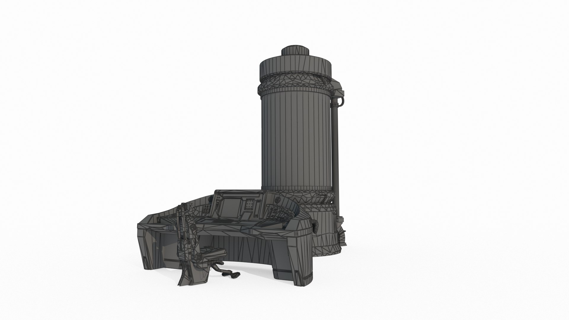 3D Futuristic Science Fiction Experiment Tank - TurboSquid 2279869