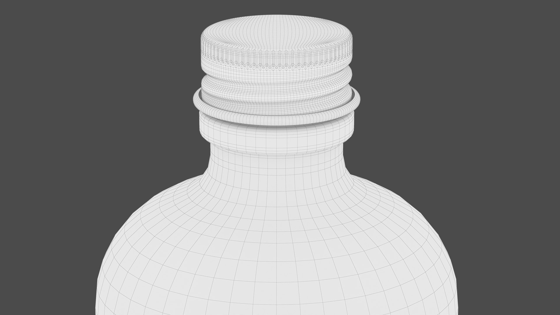 3D Round Bottle 500ml Model - TurboSquid 2258128