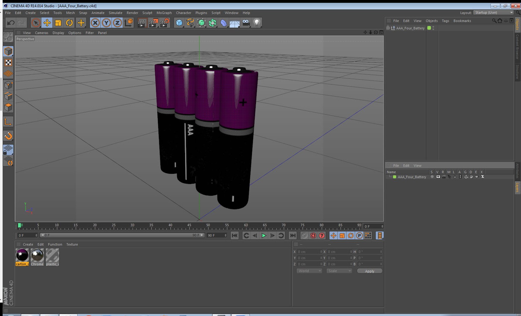 Aaa Battery 3D Model - TurboSquid 1422192