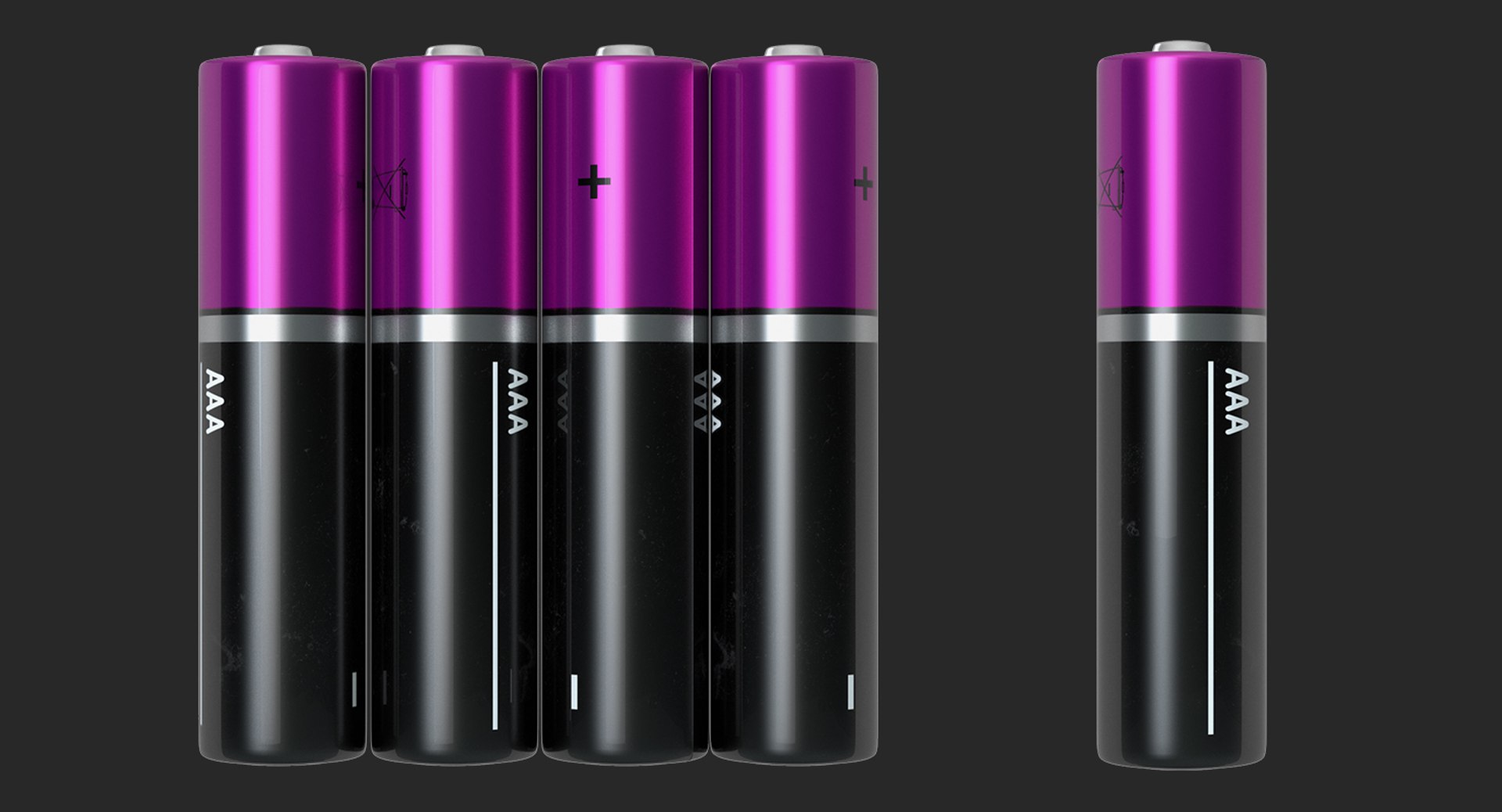Aaa Battery 3D Model - TurboSquid 1422192