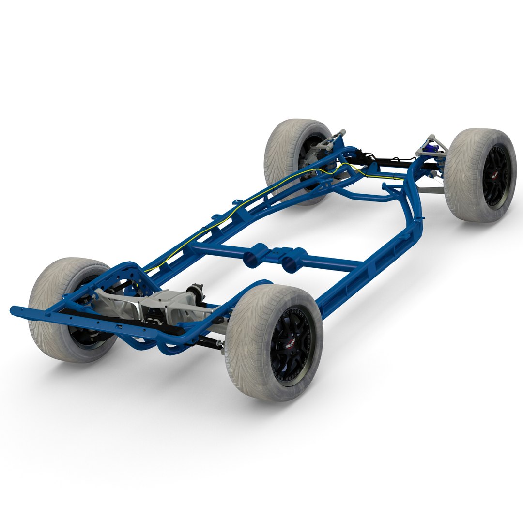 3d Model Corvette Chassis