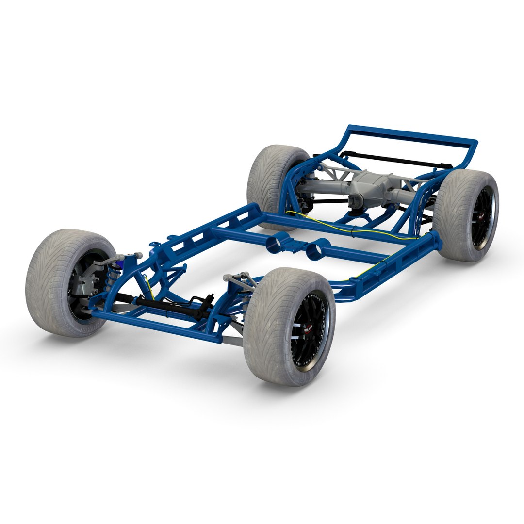 3d Model Corvette Chassis
