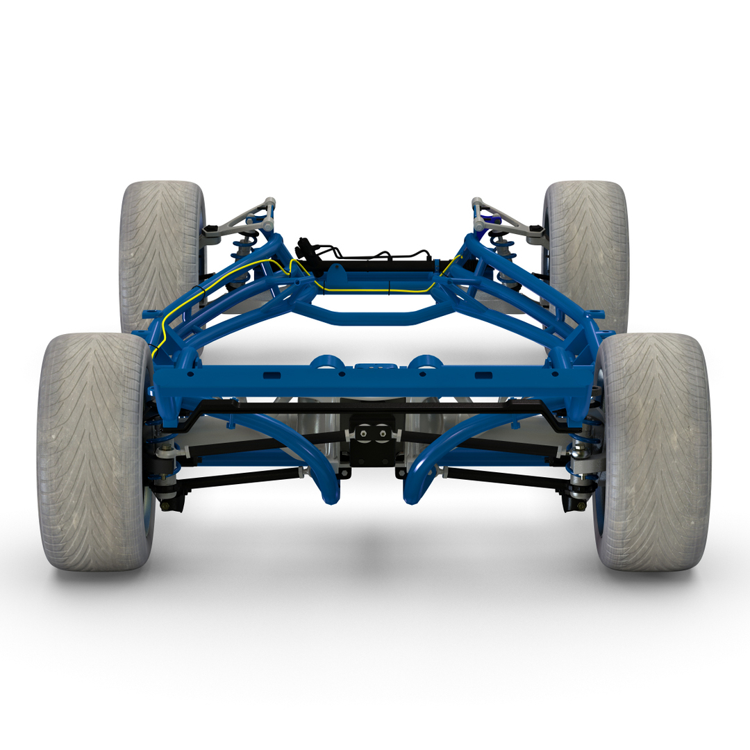 3d model corvette chassis