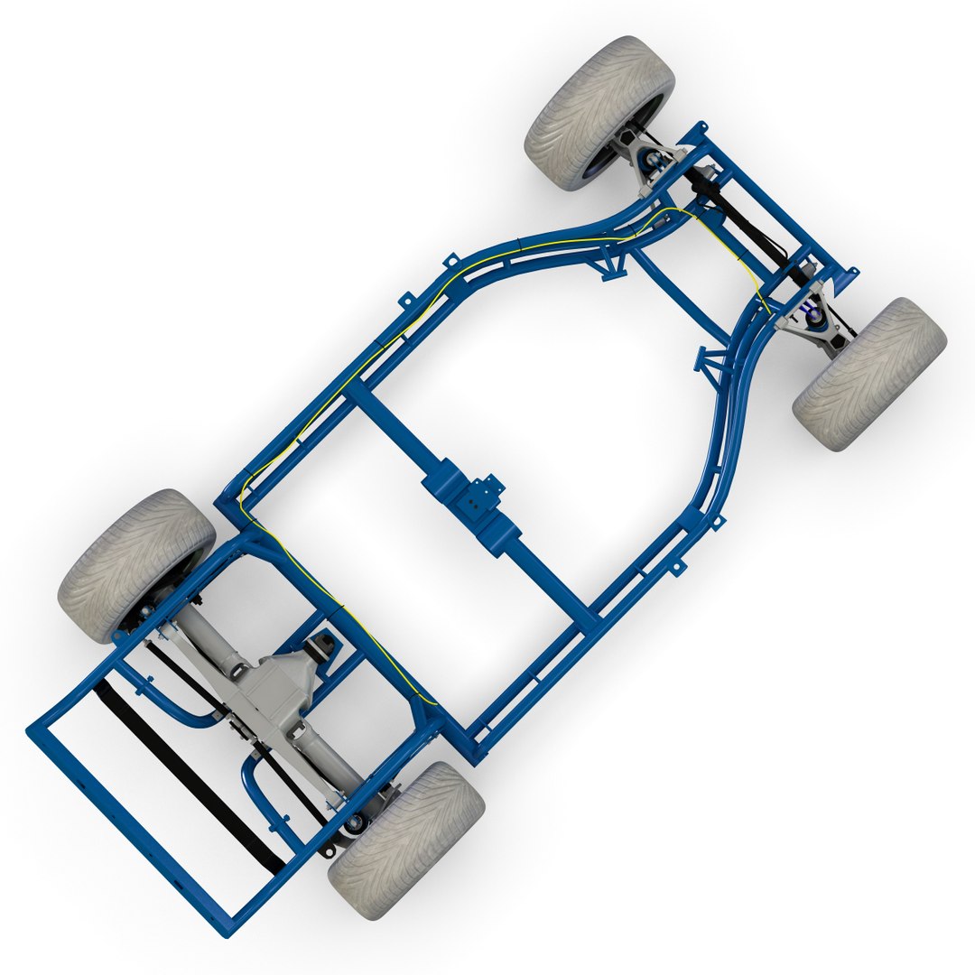 3d Model Corvette Chassis