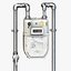 3D модель Japanese Gas Meter - NB6 - TurboSquid 2098854