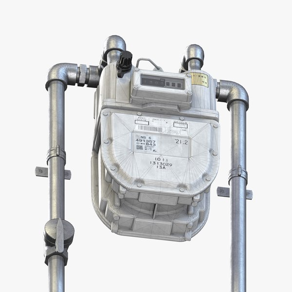 3D модель Japanese Gas Meter - NB6 - TurboSquid 2098854