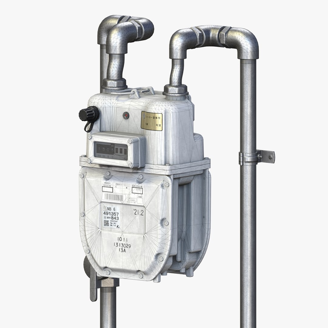 3D Japanese Gas Meter - NB6 model - TurboSquid 2098854