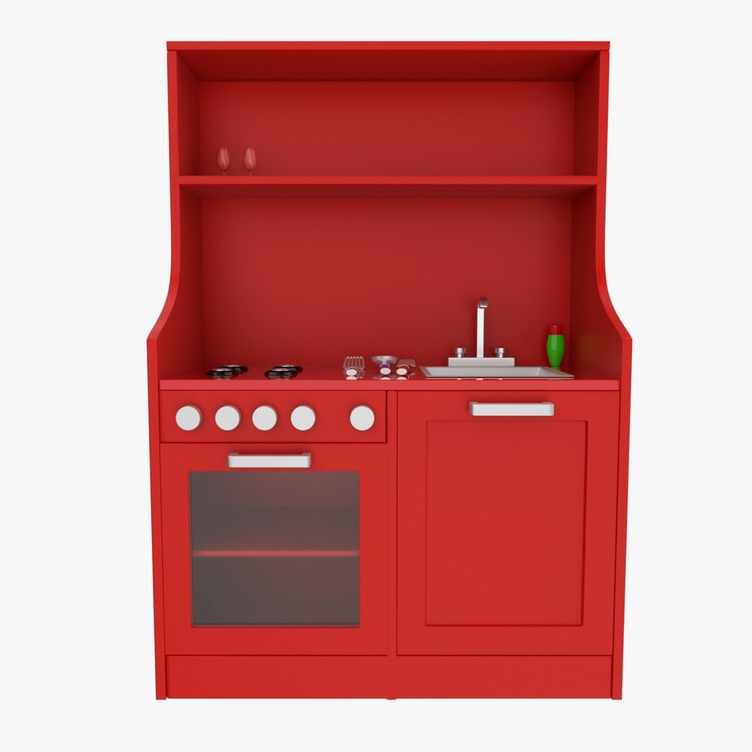 3d toy kitchen model