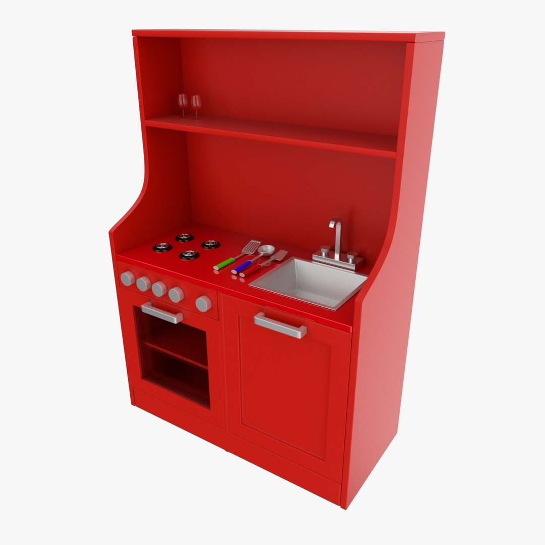 3d toy kitchen model