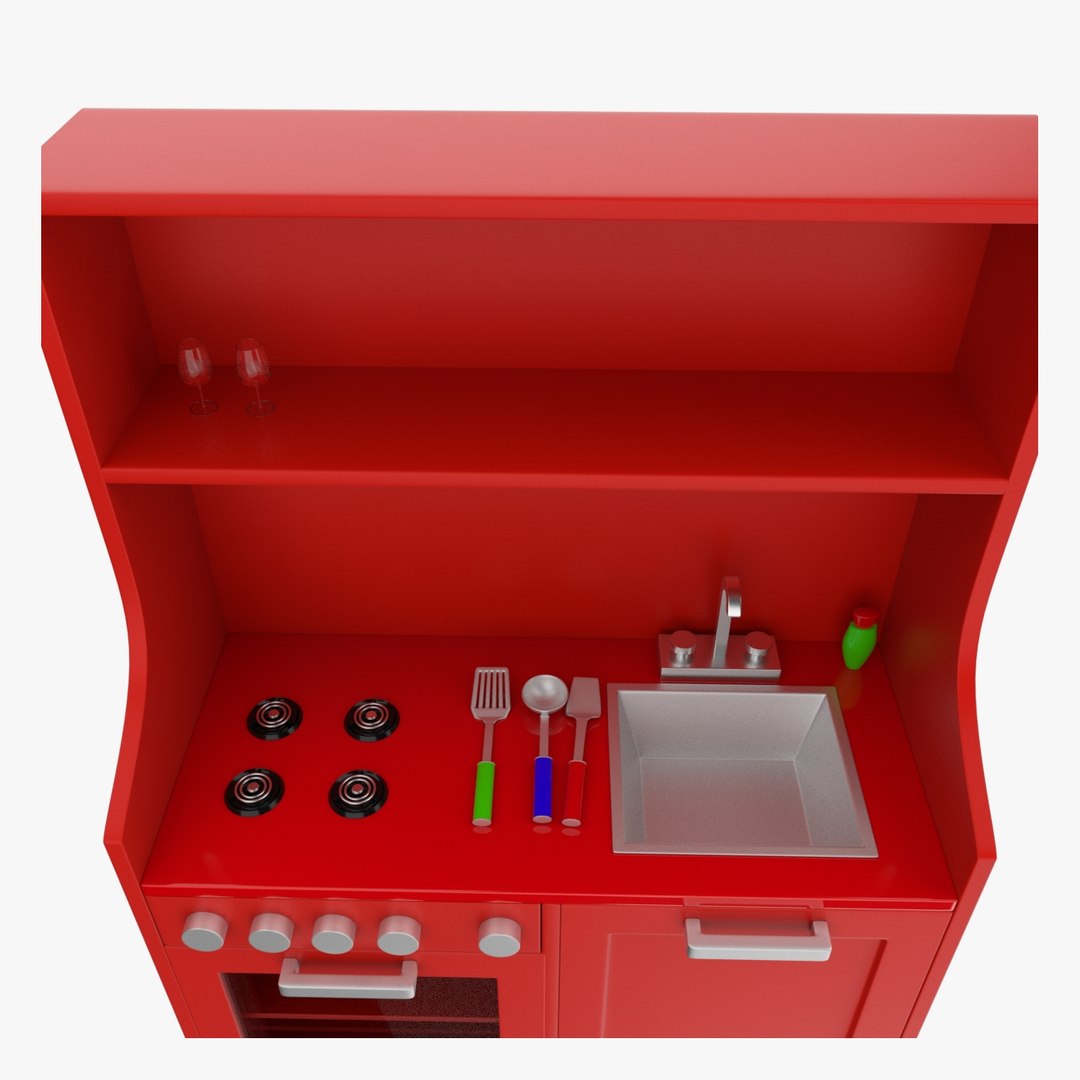 3d toy kitchen model
