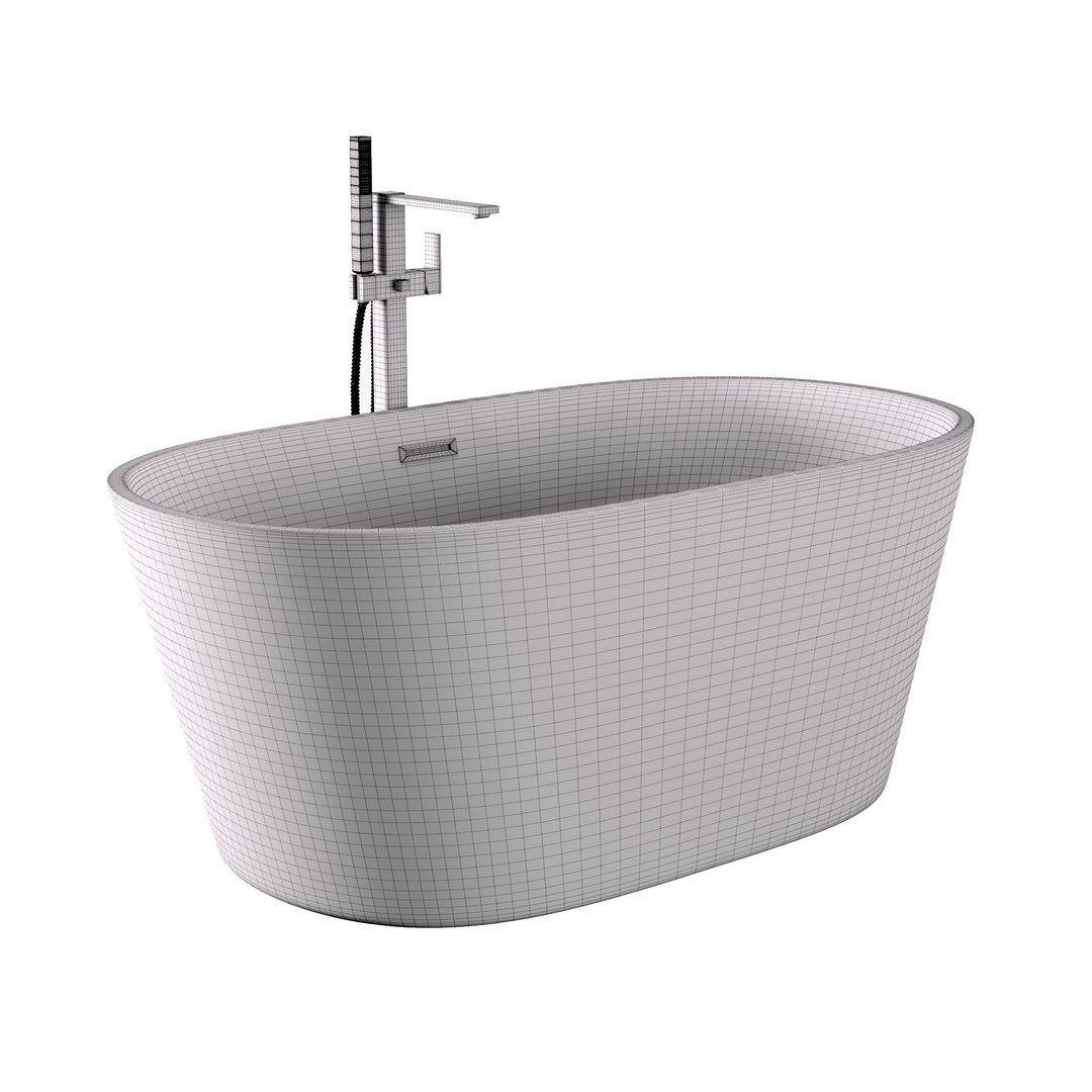 Bath BelBagno BB202-1500-750 3D Model - TurboSquid 1804854