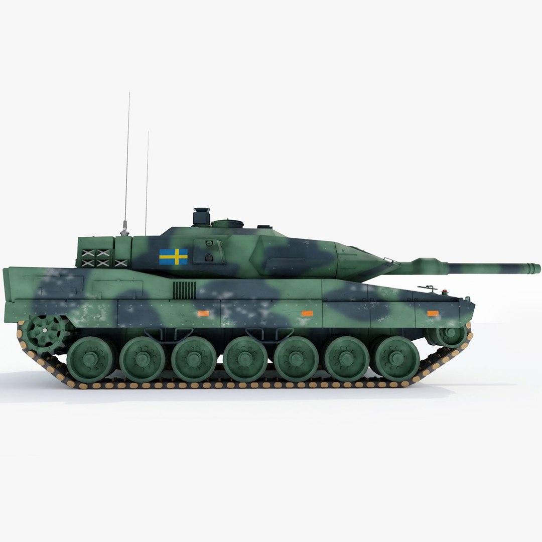 3d Model Stridsvagn 122 Main Battle Tank