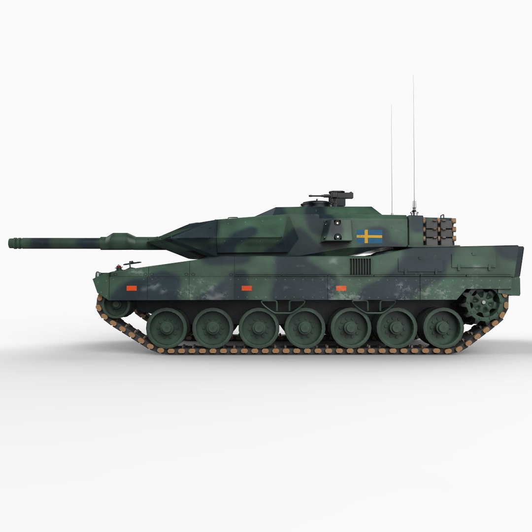 3d Model Stridsvagn 122 Main Battle Tank