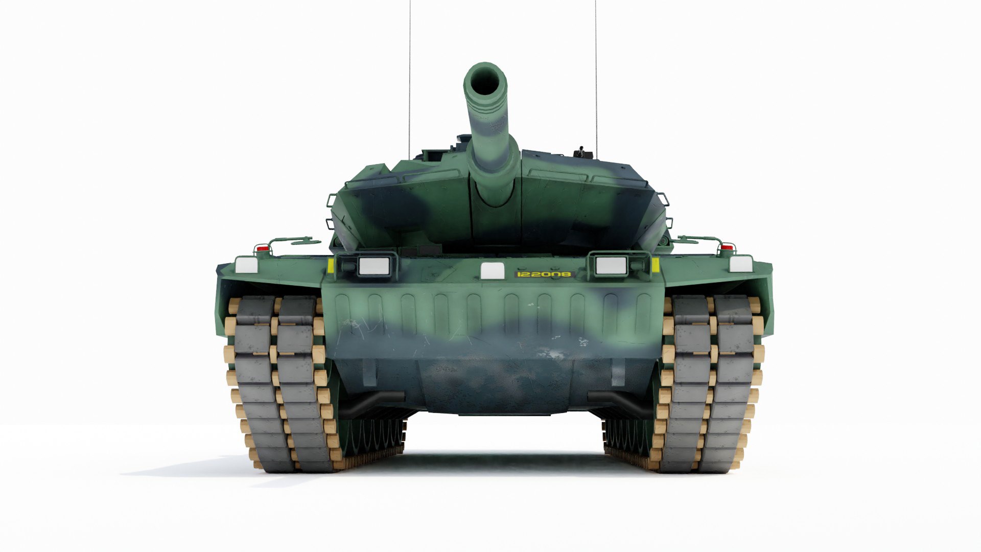 3d Model Stridsvagn 122 Main Battle Tank