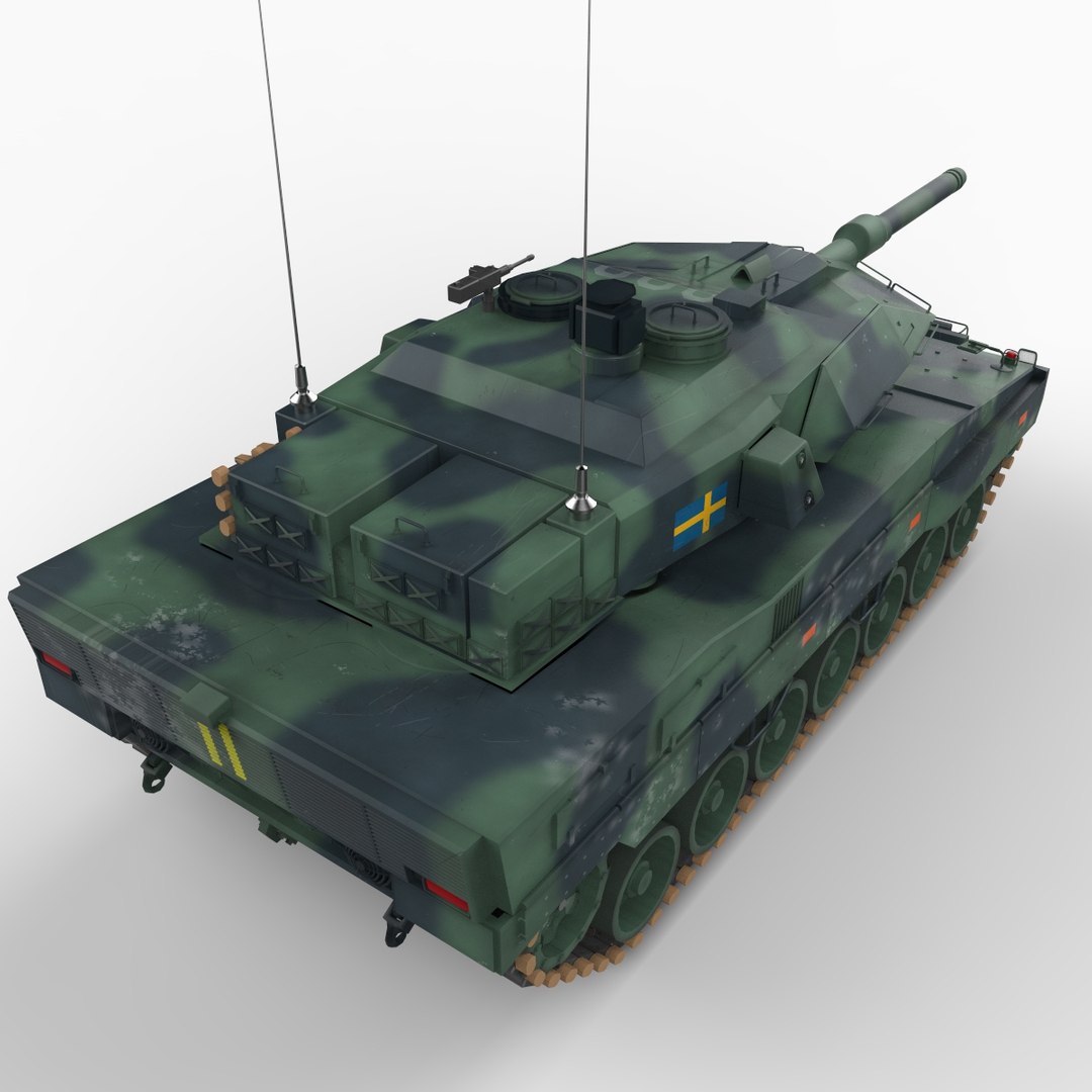 3d Model Stridsvagn 122 Main Battle Tank