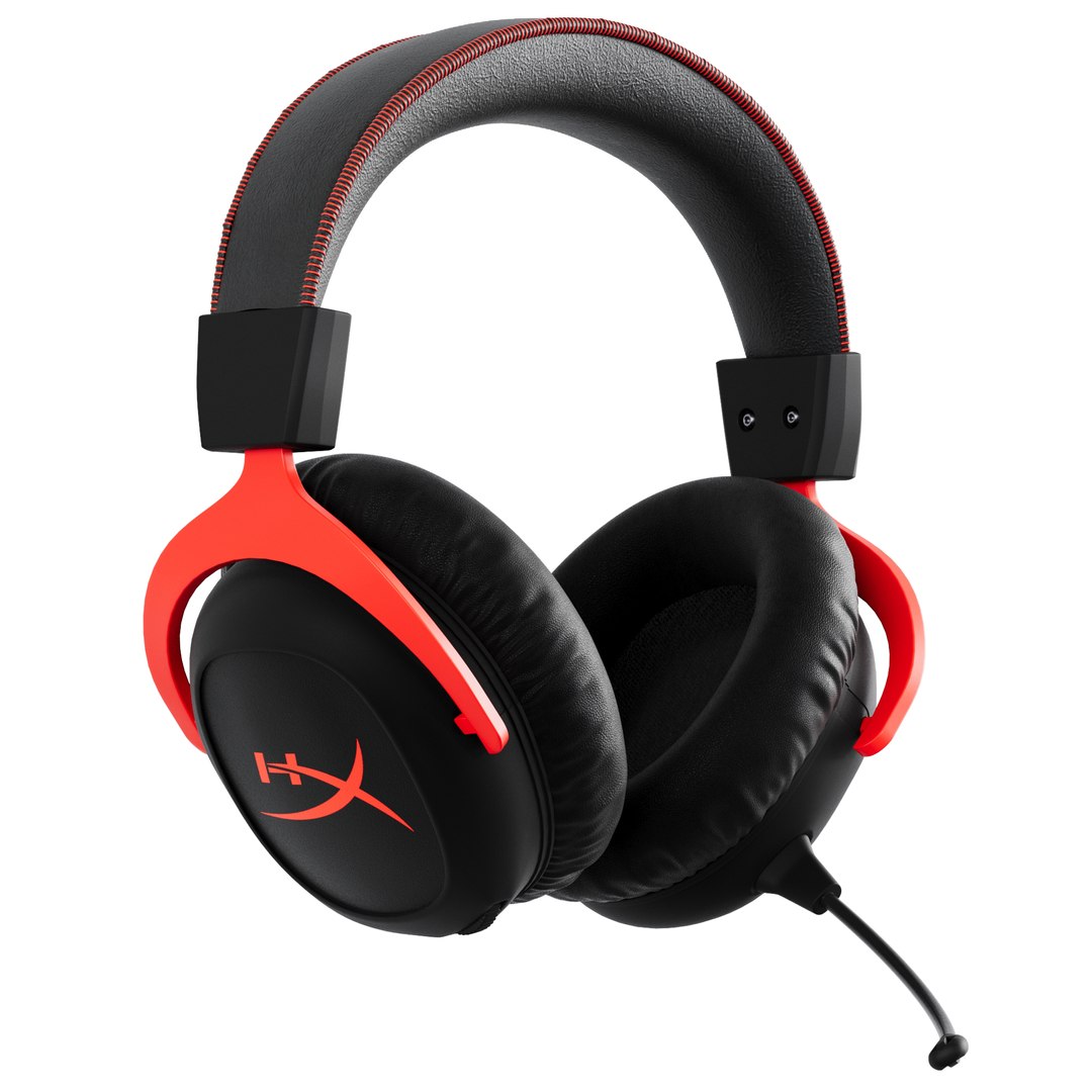 3D HyperX Cloud II Wireless Model - TurboSquid 2239107