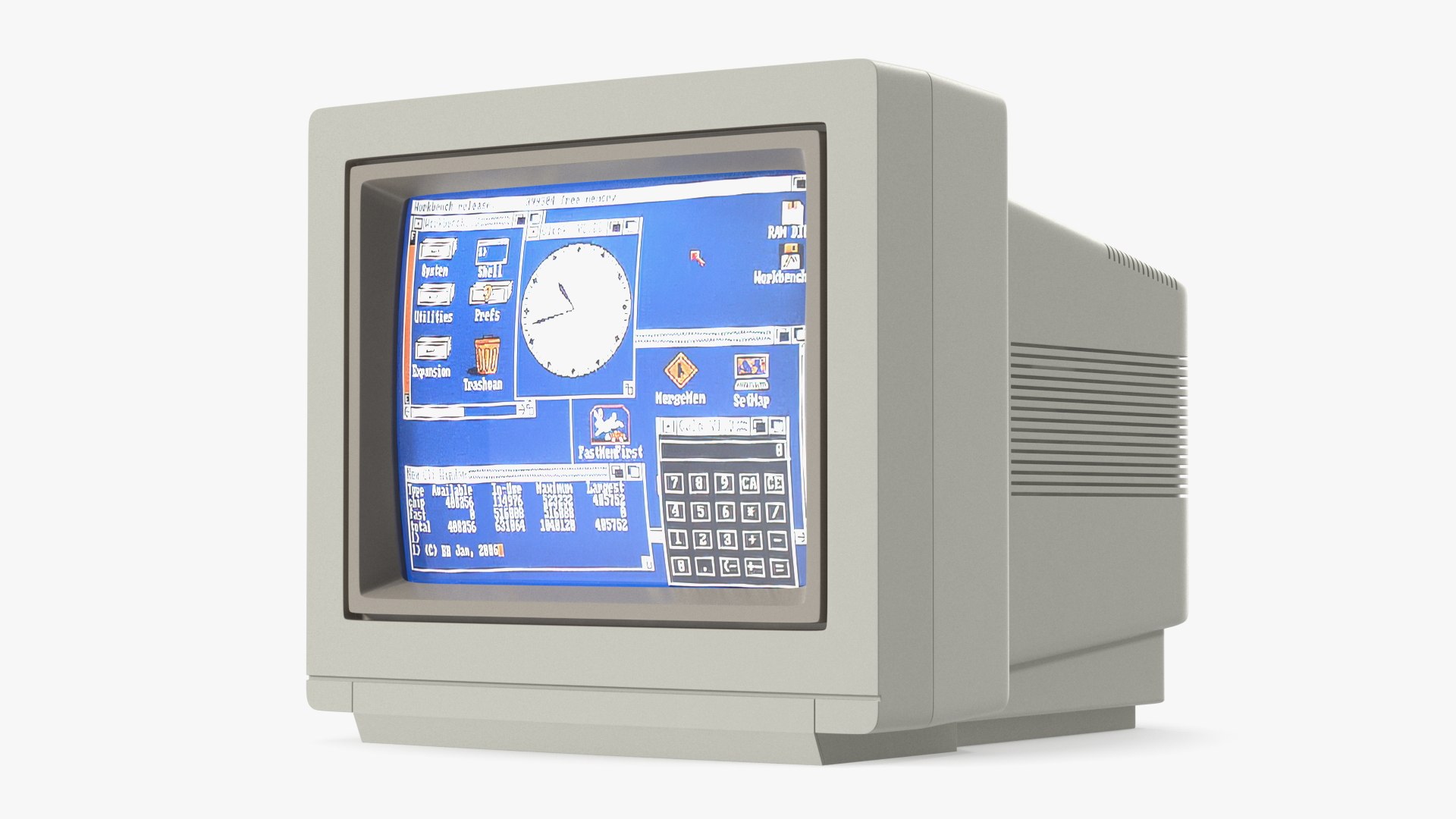 Vintage Monitor 3D model - TurboSquid 2061170
