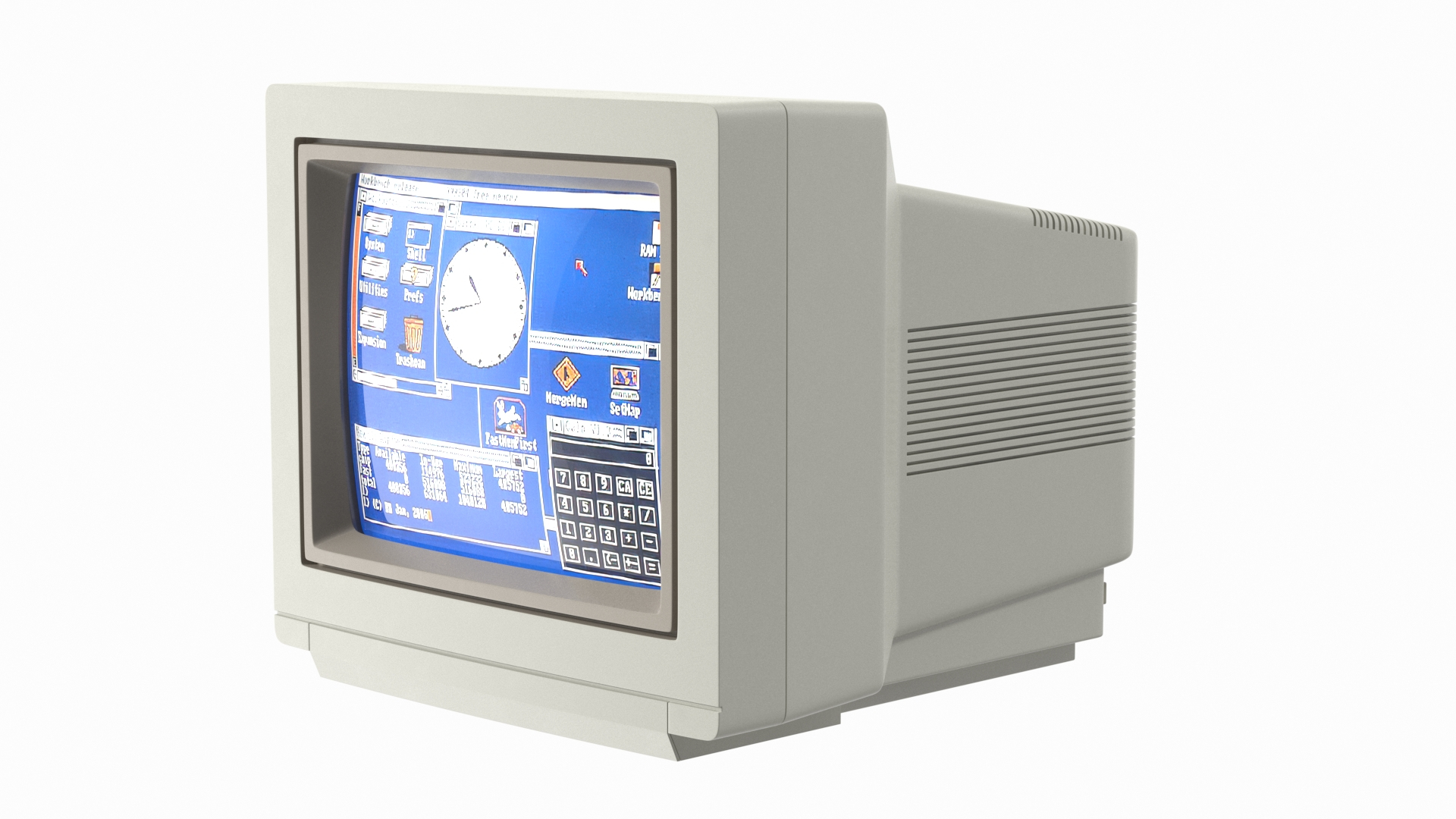 Vintage Monitor 3D Model - TurboSquid 2061170
