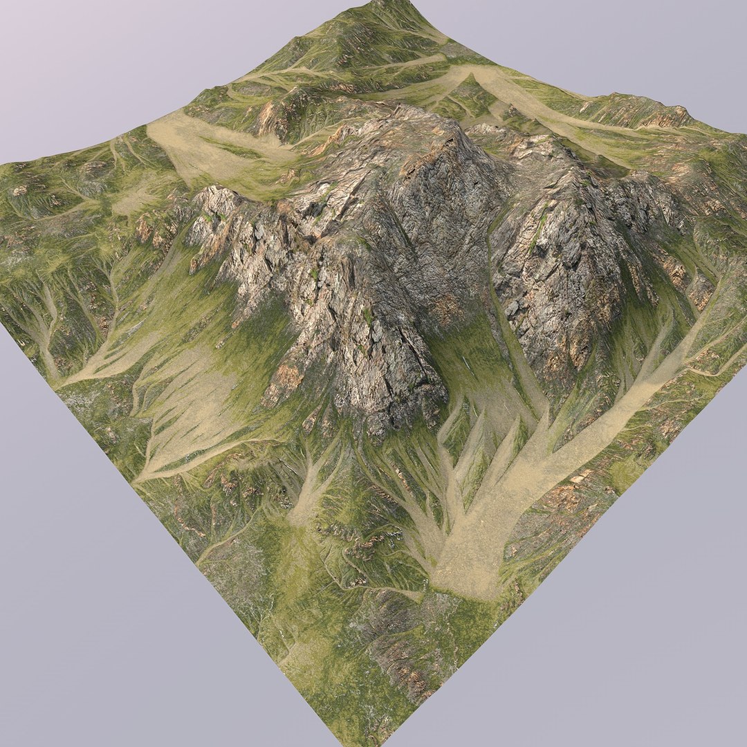 3d Model Mountain Terrain