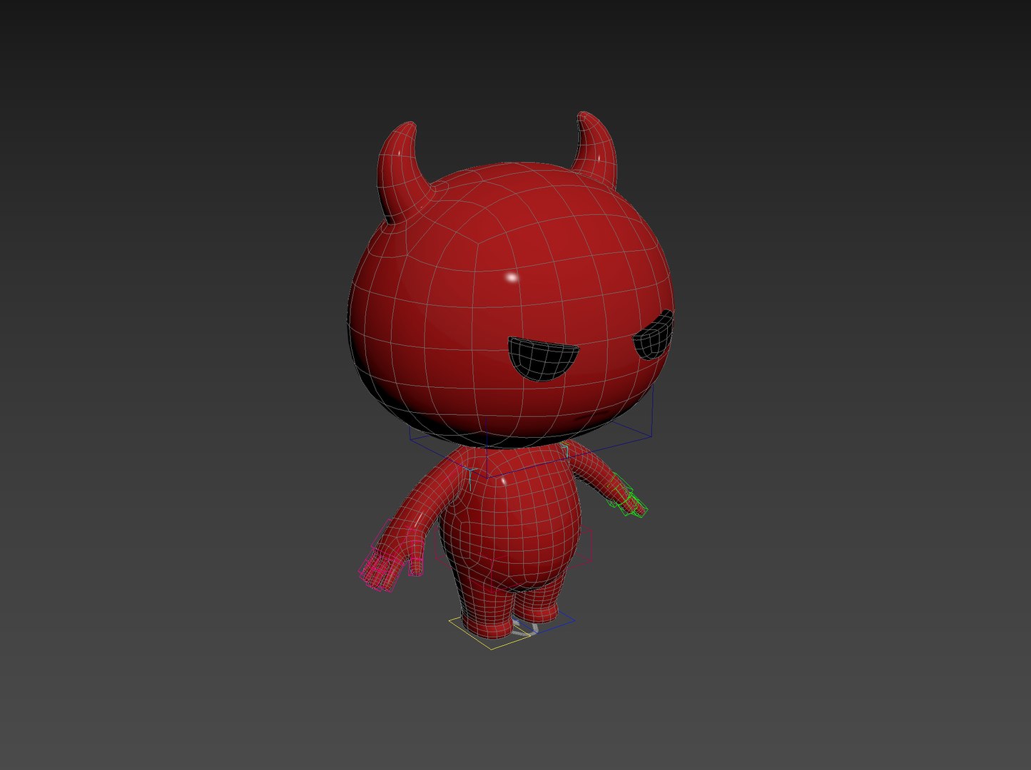 3D Model Rigged Devil Character - TurboSquid 1704838