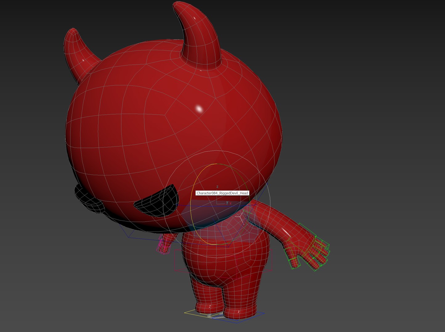3D Model Rigged Devil Character - TurboSquid 1704838