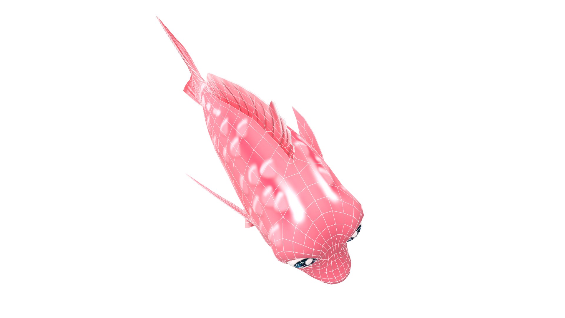 Red Snapper Fish Toon 3D - TurboSquid 1586141