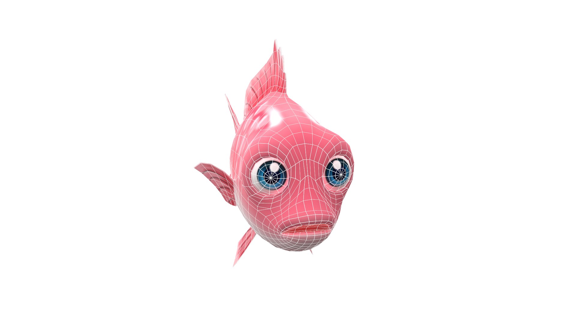 Red Snapper Fish Toon 3D - TurboSquid 1586141