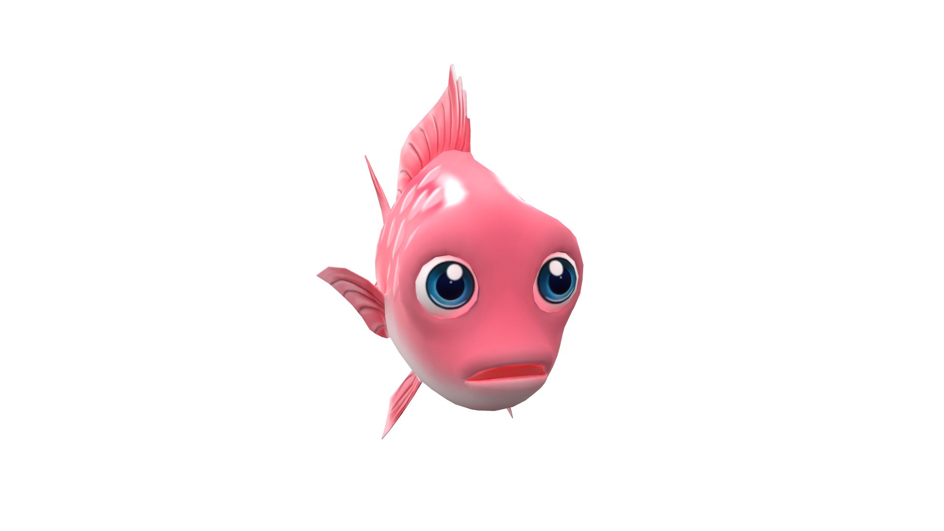 Red Snapper Fish Toon 3D - TurboSquid 1586141