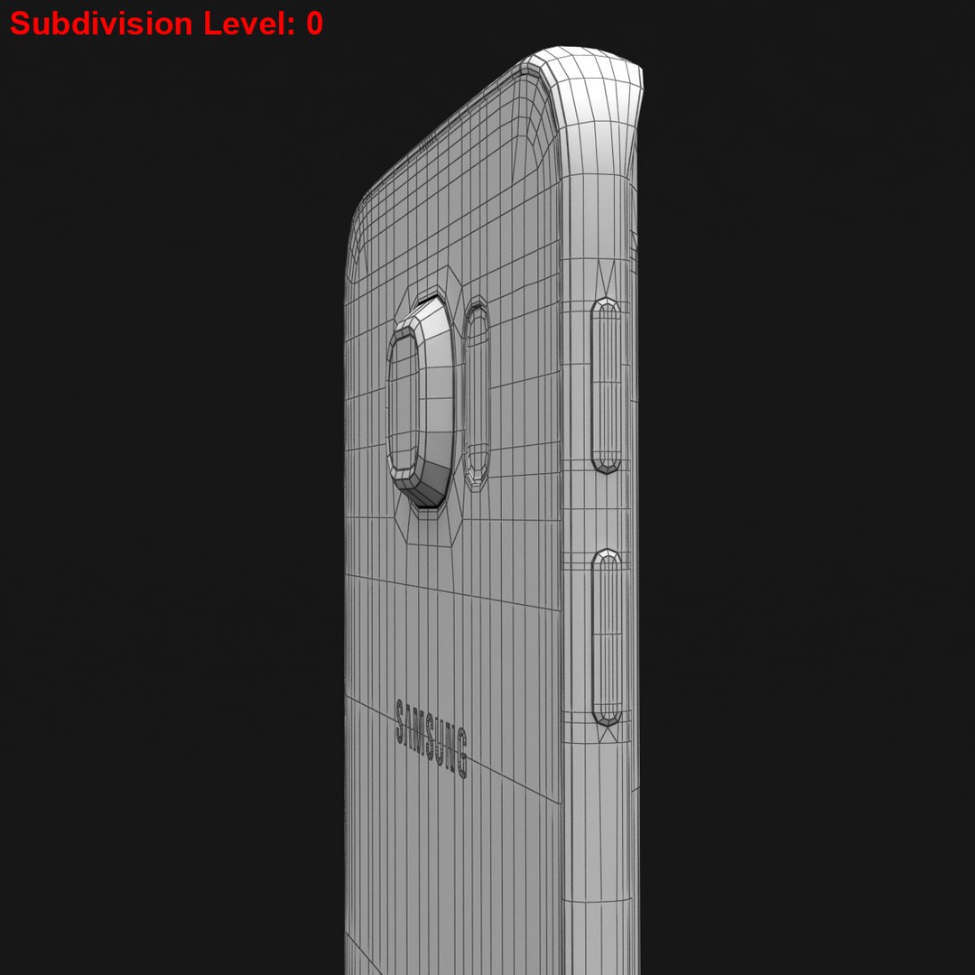 3d model of samsung galaxy s6 edge