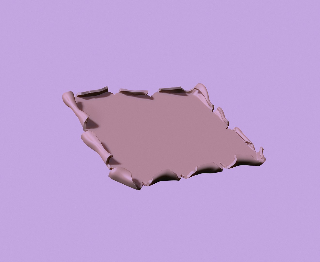 3D Model Plate - Papyrus - TurboSquid 1928976