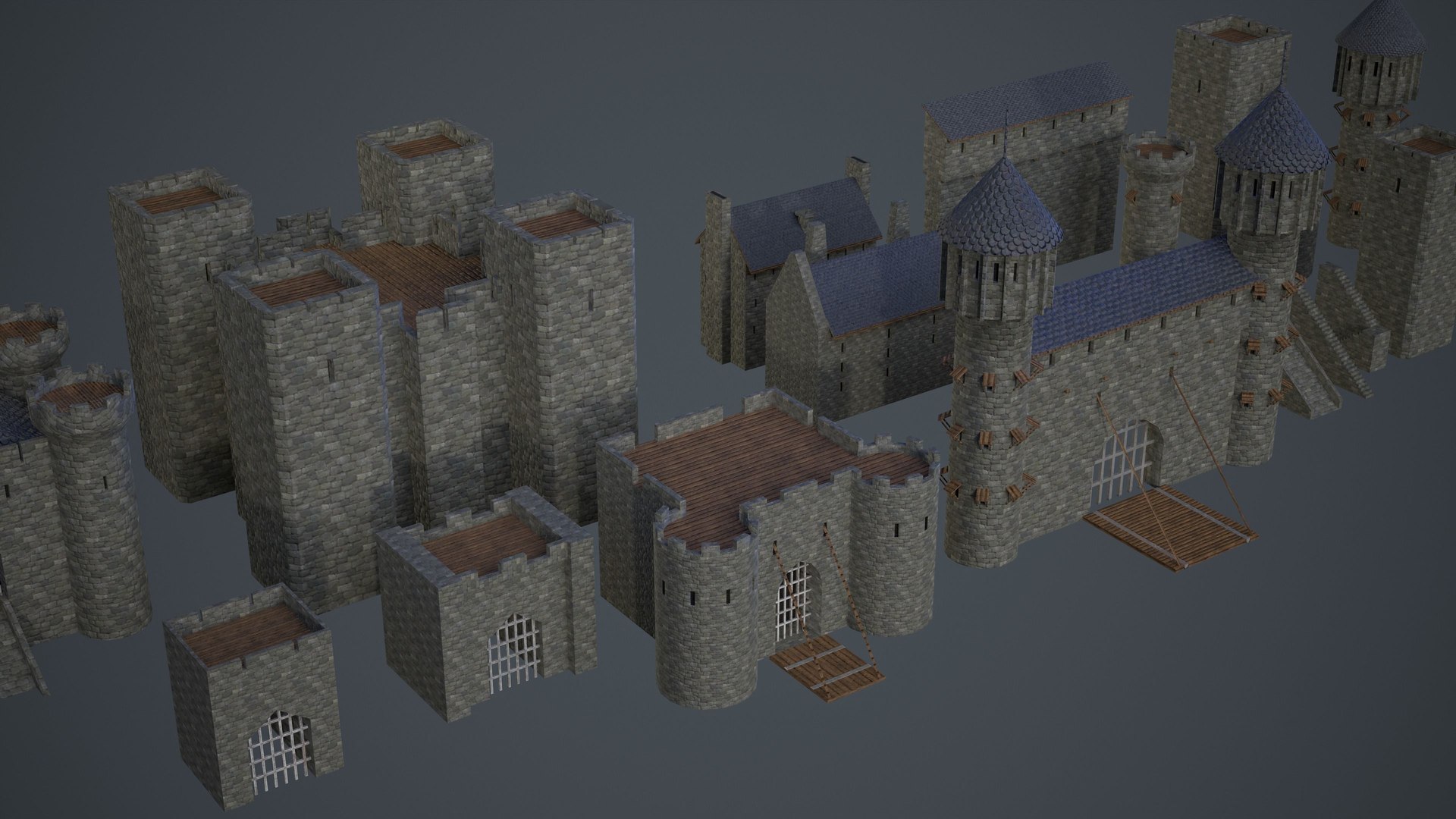 3D Model Stylized Castle Constructor - TurboSquid 2110583