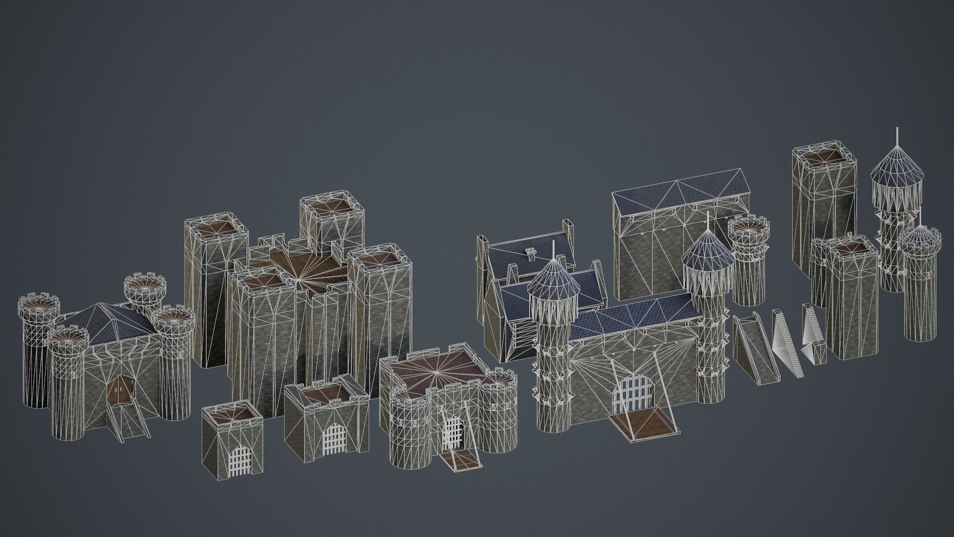 3D Model Stylized Castle Constructor - TurboSquid 2110583