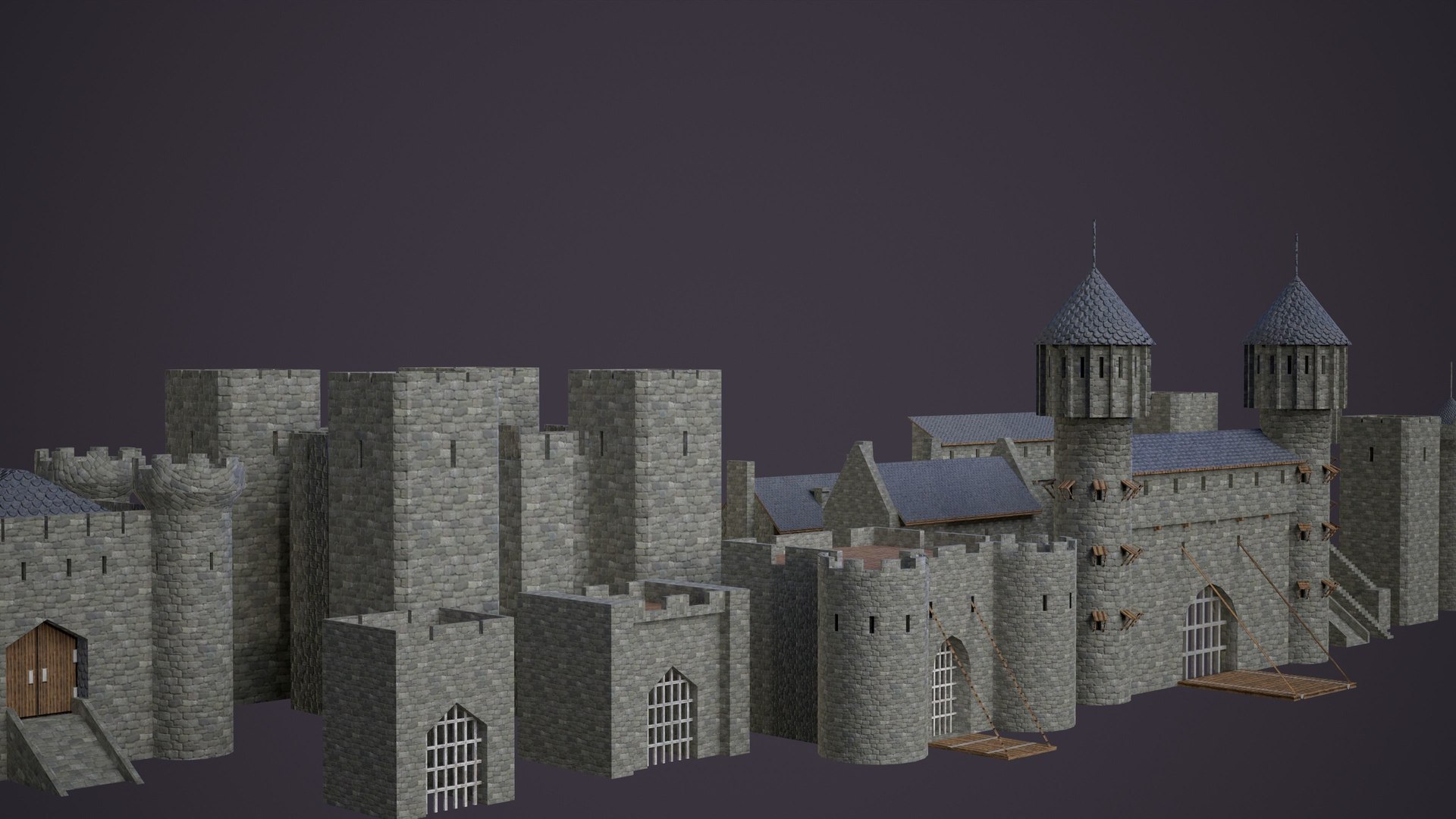 3D Model Stylized Castle Constructor - TurboSquid 2110583