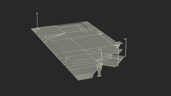 Modern Parking Lot 3D model - TurboSquid 2027751