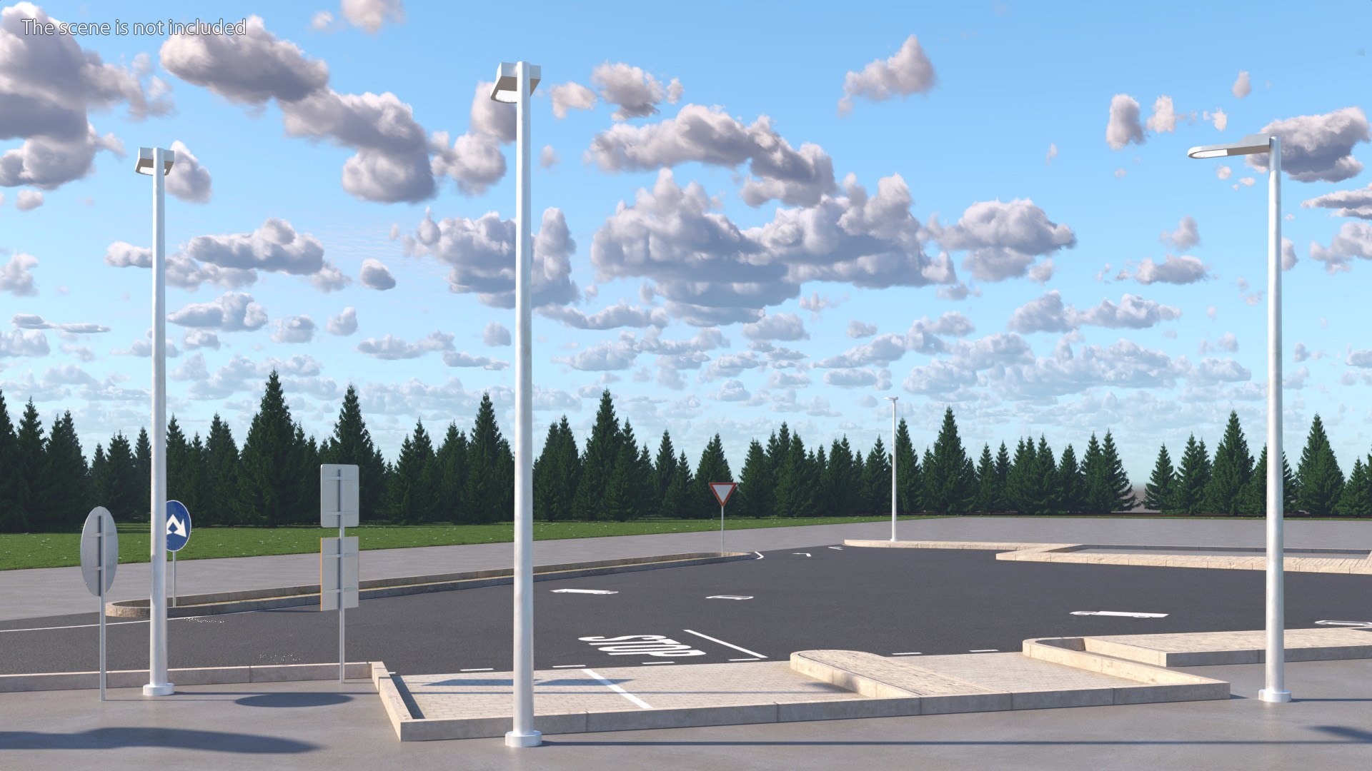 Modern Parking Lot 3D model - TurboSquid 2027751