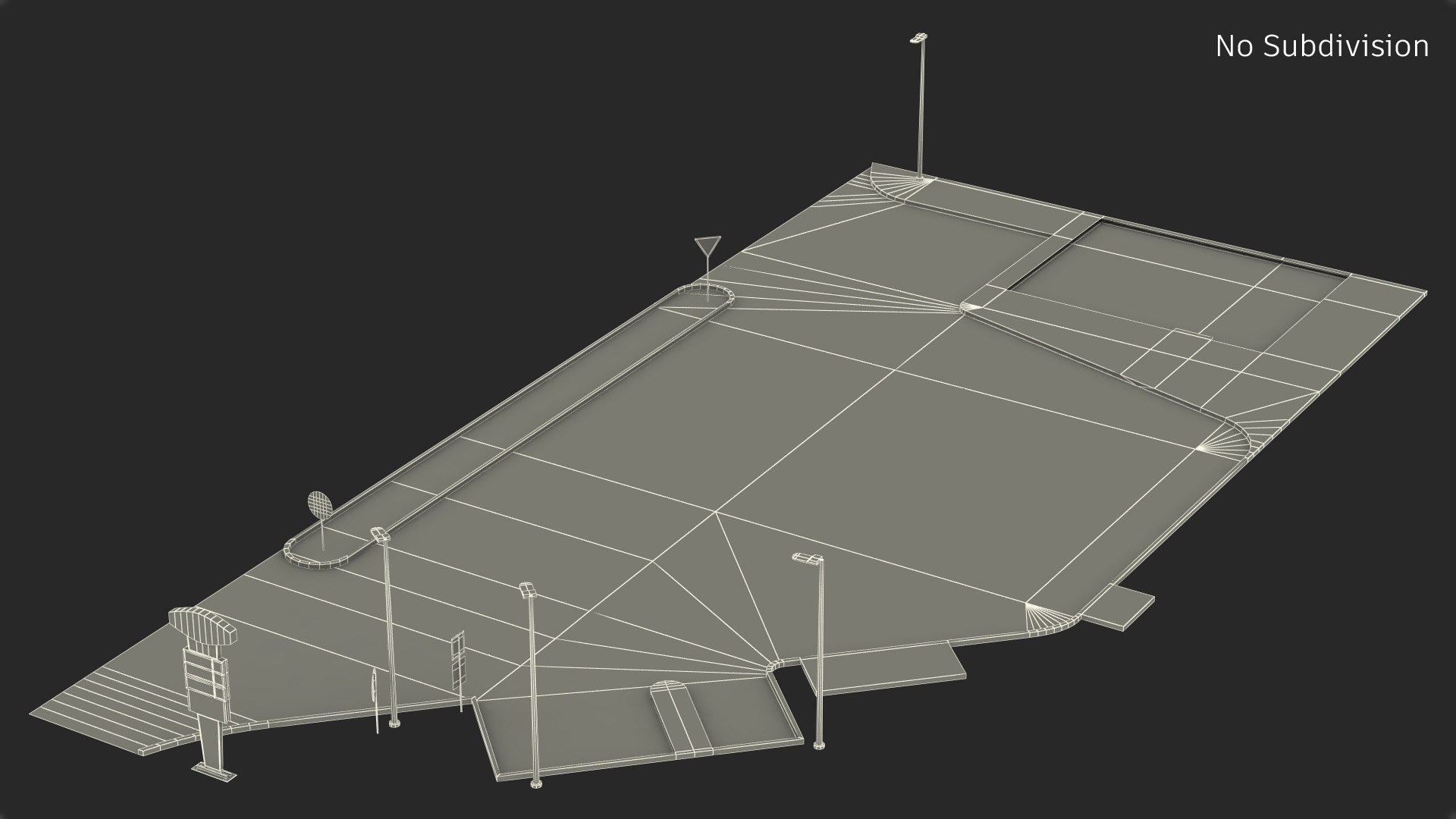 Modern Parking Lot 3D model - TurboSquid 2027751