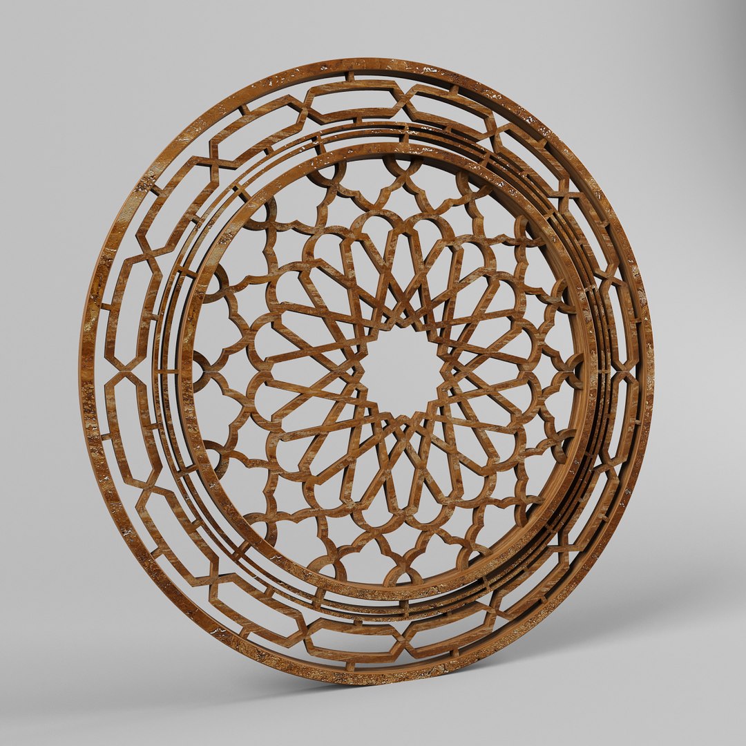 Islamic Decor Window Trim 3D - TurboSquid 1409398