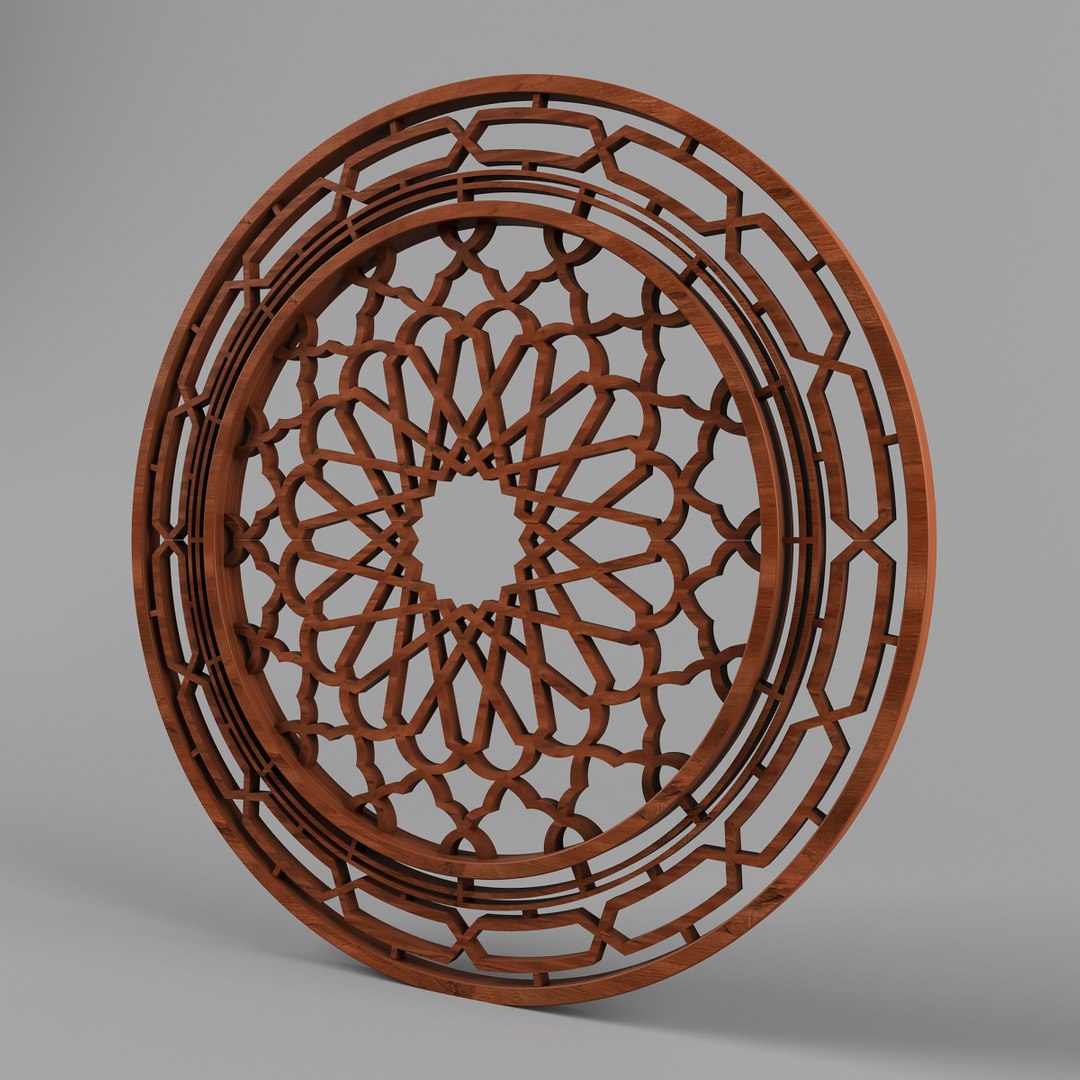 Islamic Decor Window Trim 3D - TurboSquid 1409398