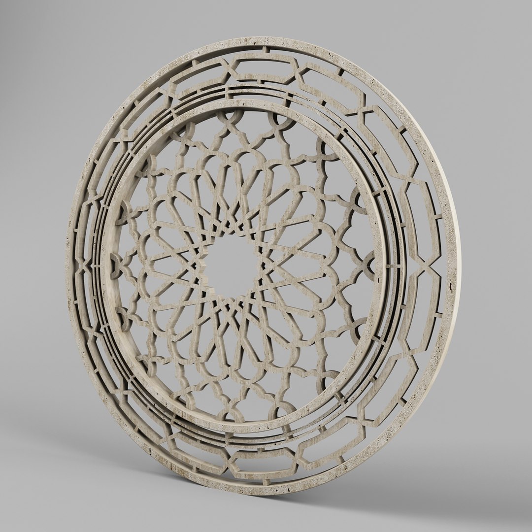 Islamic Decor Window Trim 3D - TurboSquid 1409398
