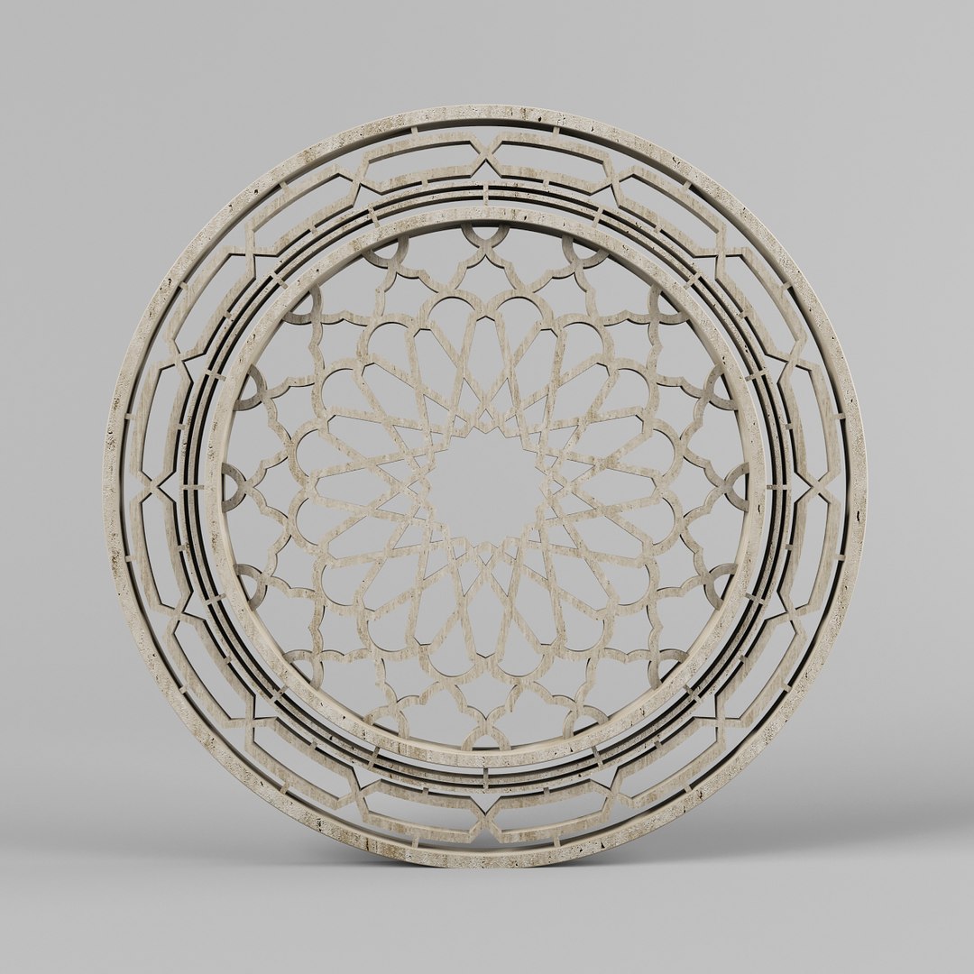 Islamic Decor Window Trim 3D - TurboSquid 1409398