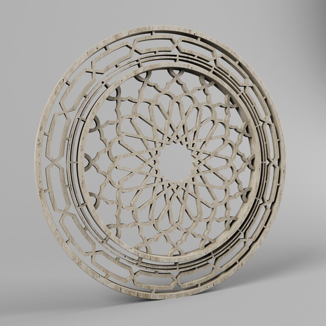 Islamic Decor Window Trim 3D - TurboSquid 1409398