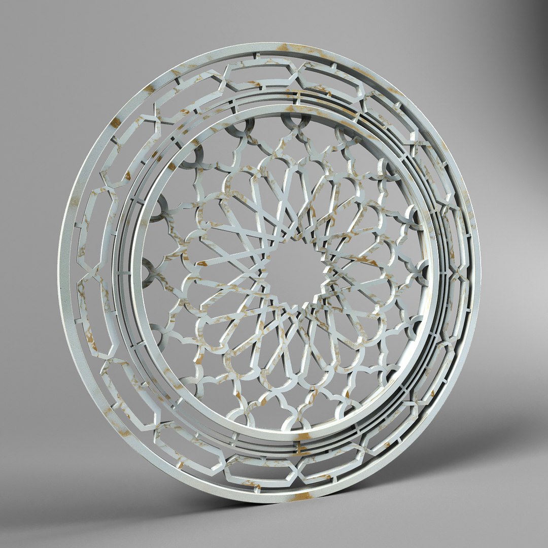 Islamic Decor Window Trim 3D - TurboSquid 1409398