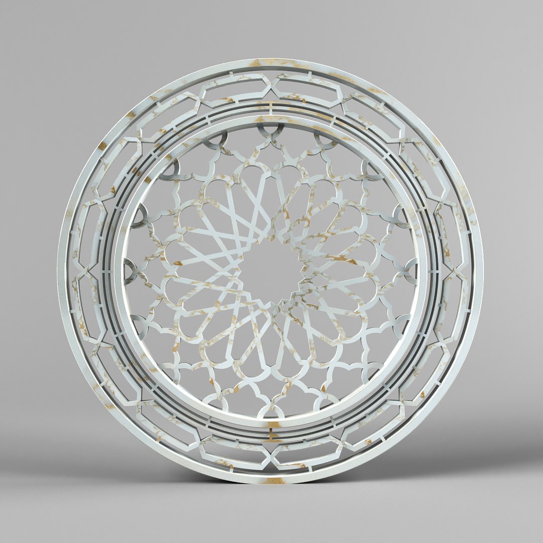 Islamic Decor Window Trim 3D - TurboSquid 1409398