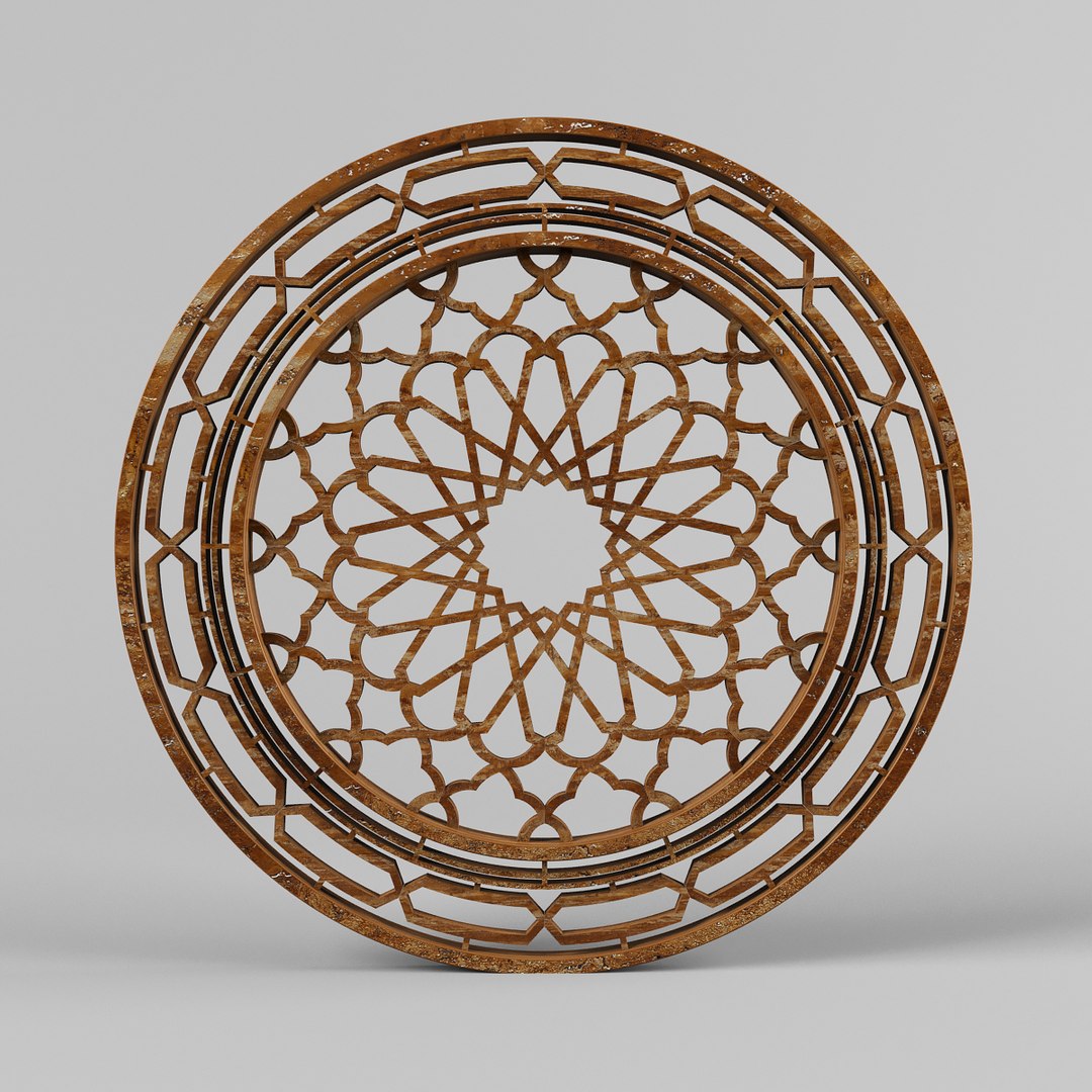 Islamic Decor Window Trim 3D - TurboSquid 1409398