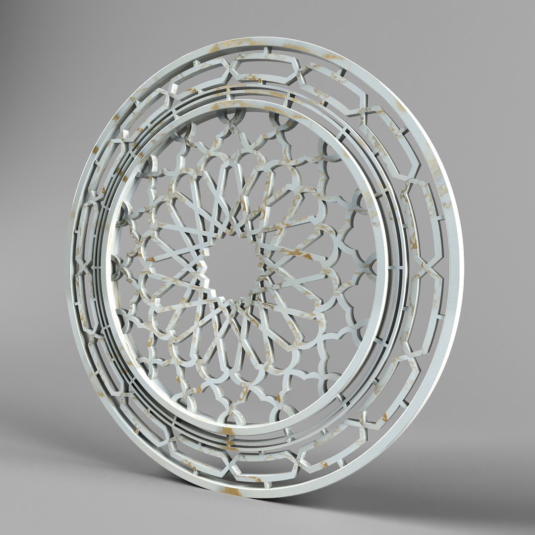 Islamic Decor Window Trim 3D - TurboSquid 1409398