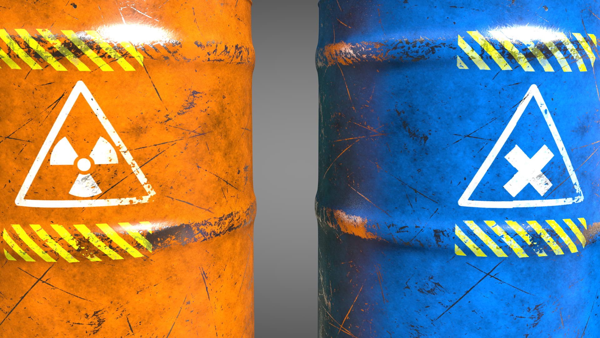 3D barrel explosive biohazard - TurboSquid 1336261