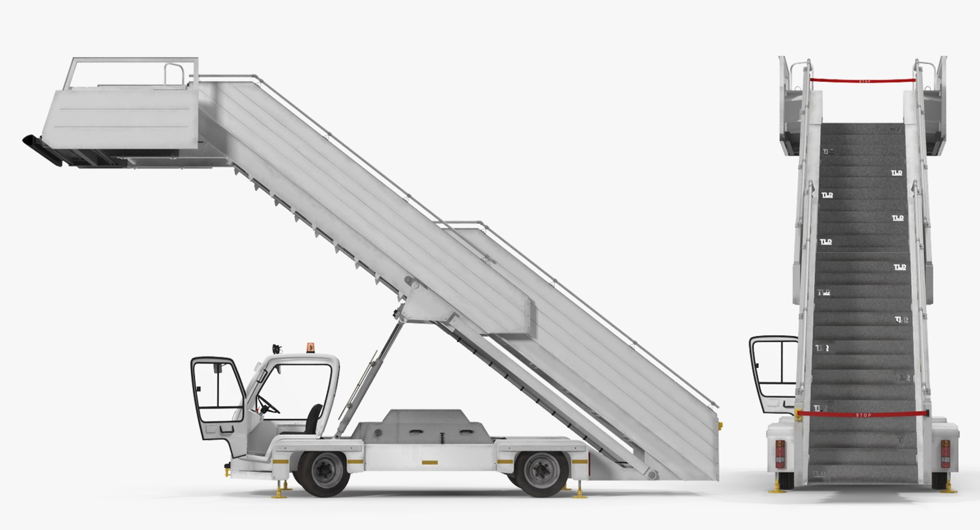 max passenger boarding stairs car